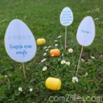Pâques : une chasse aux œufs avec énigmes - DIY - printables